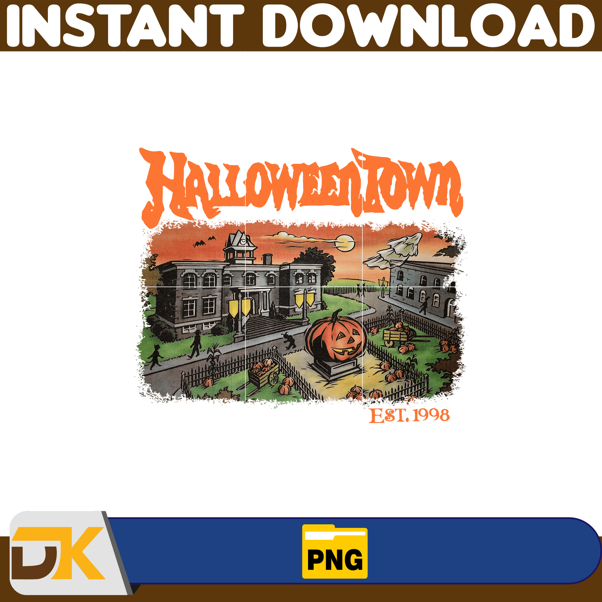 HalloweenTown Est 1998 Png, Halloweentown Png, Halloween Par | Inspire ...