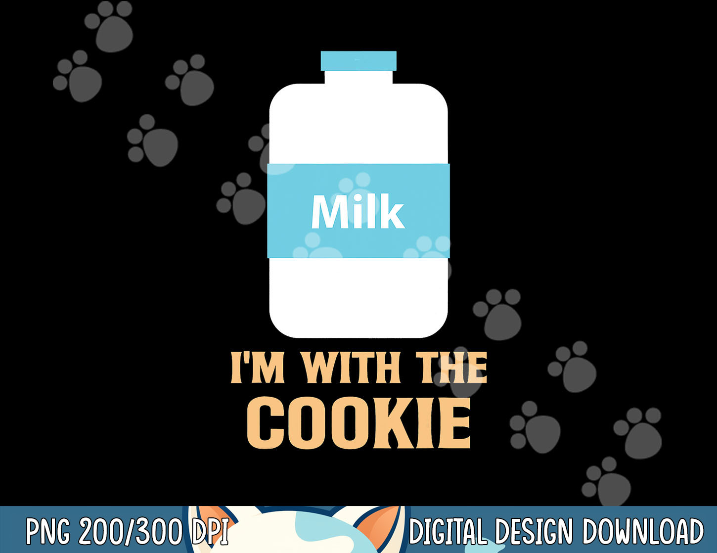 I m With The Cookie and Milk Matching Halloween Costume png, | Inspire ...