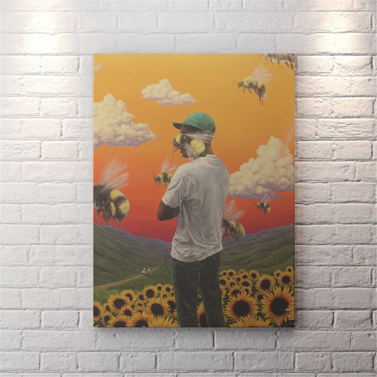 Tyler The Creator Flower Boy Canvas or Poster - Album Art Pr | Inspire ...