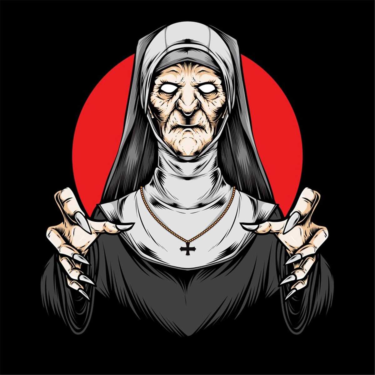 Shadow of Fear: The Terrifying Priest Cut Files SVG PNG Ai - Inspire Uplift