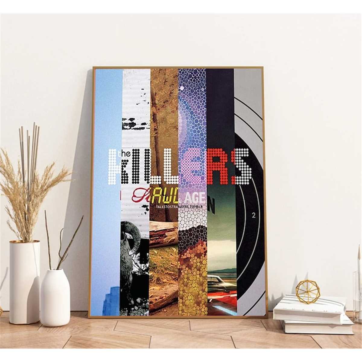 The Killers Poster, The Killers Band Print, Rock Band Poste | Inspire ...
