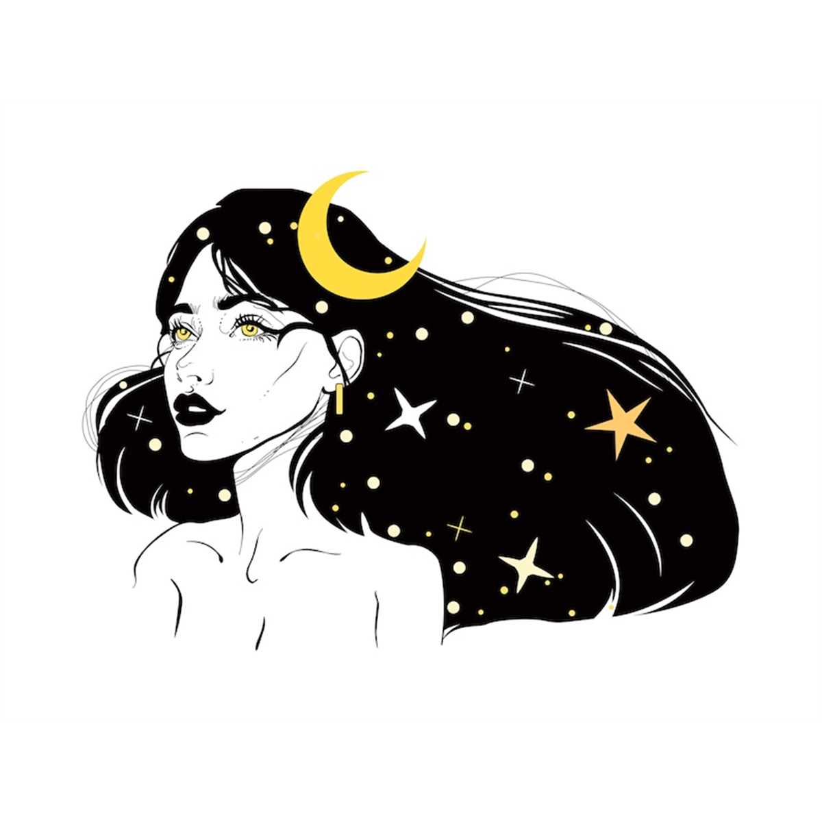 A Portrait of Night-Haired, Moon-Faced, and Star-Eyed Beauty | Inspire ...