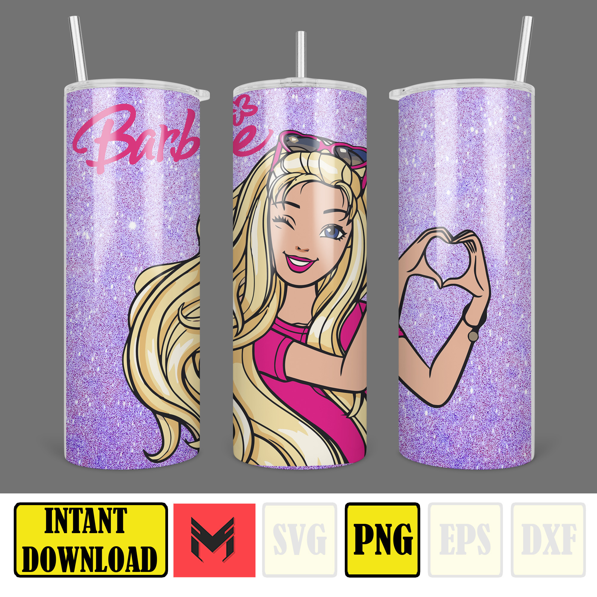 Barbie Tumbler Wrap, Come On Barbie Sublimation, Barbie Doll - Inspire ...