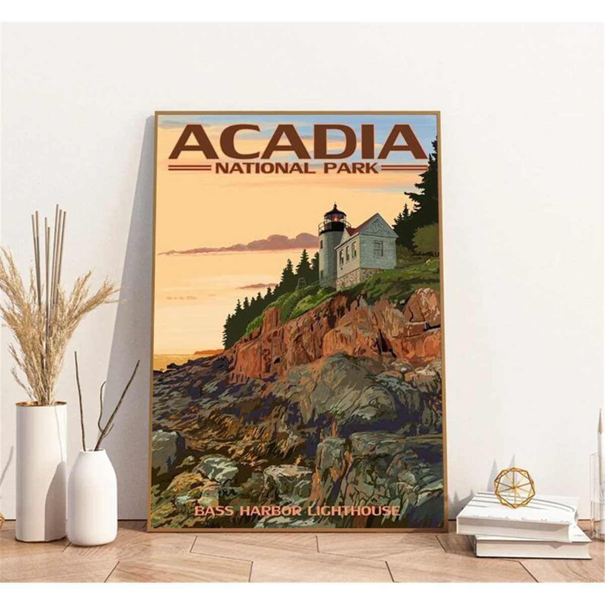 Bass Harbor Lighthouse, Acadia National Park, Maine Poster | Inspire Uplift