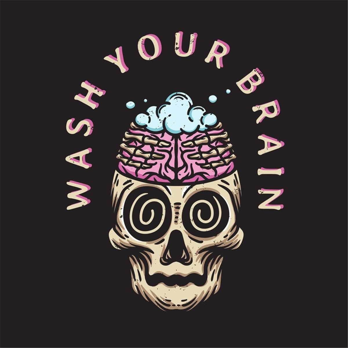 The Brain Washing : Wash Your Brain Cut Files SVG PNG Ai | Inspire Uplift