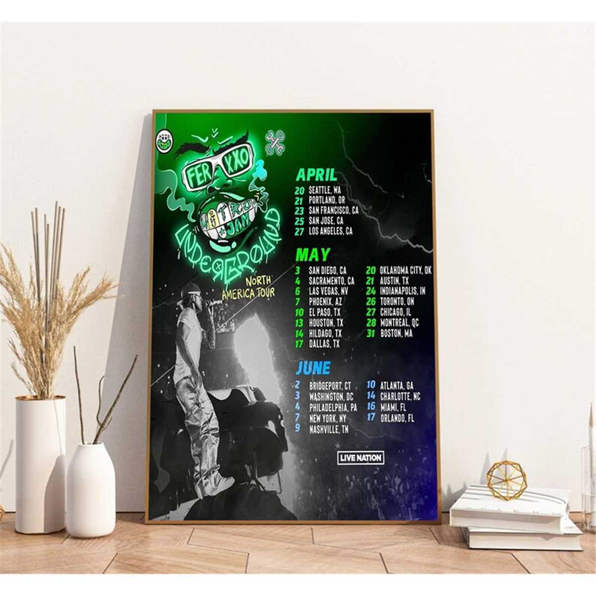 Feid Ferxxo Nitro Jam Tour 2023 Poster, Concert Tour 2023 Pr - Inspire ...