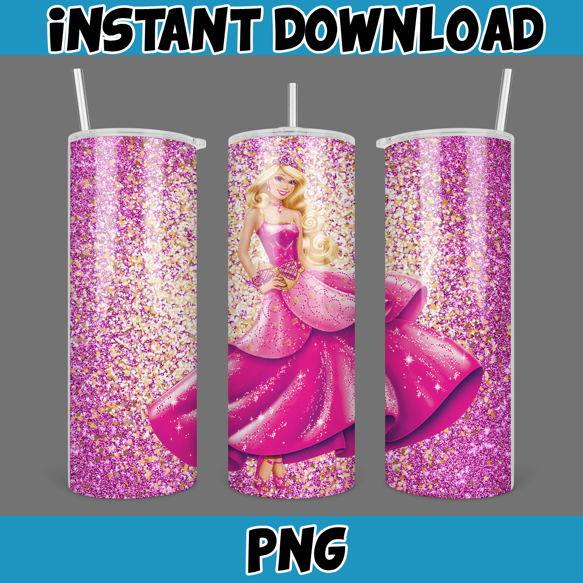 Barbie Tumbler Wrap, Come On Barbie Sublimation, Barbie Doll - Inspire ...