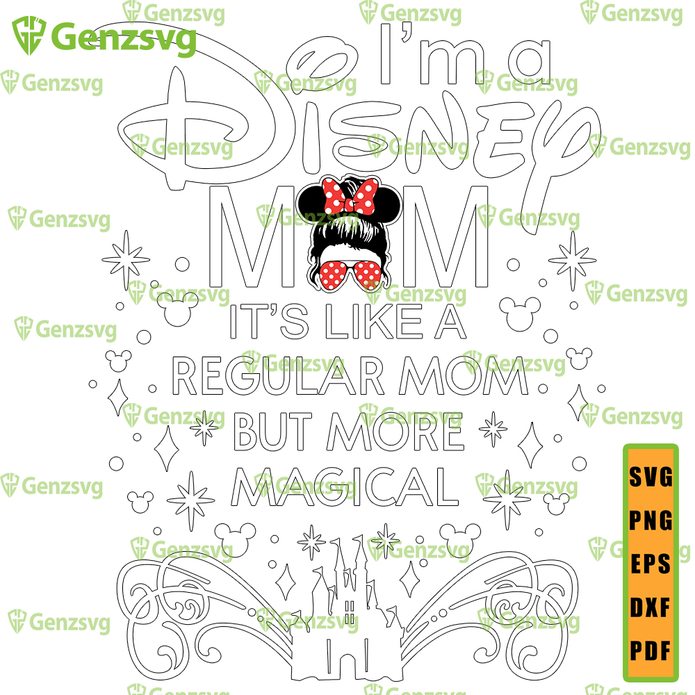 Magical Mom disney mom SVG | Inspire Uplift