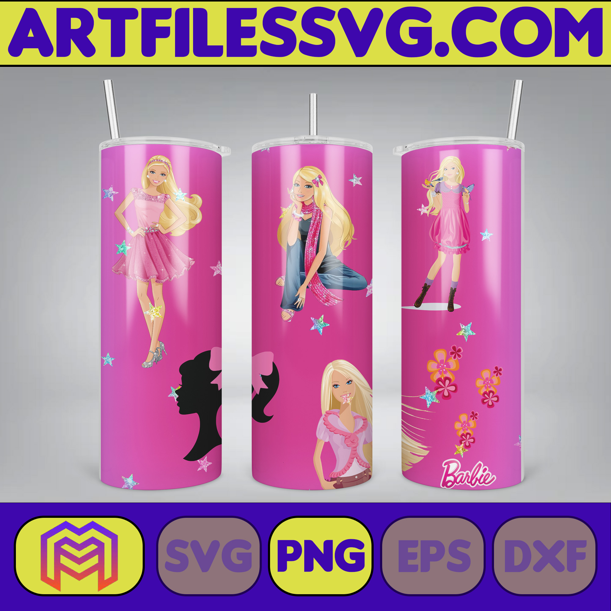 Barbie Tumbler Wrap, Come On Barbie Sublimation, Barbie Doll | Inspire ...