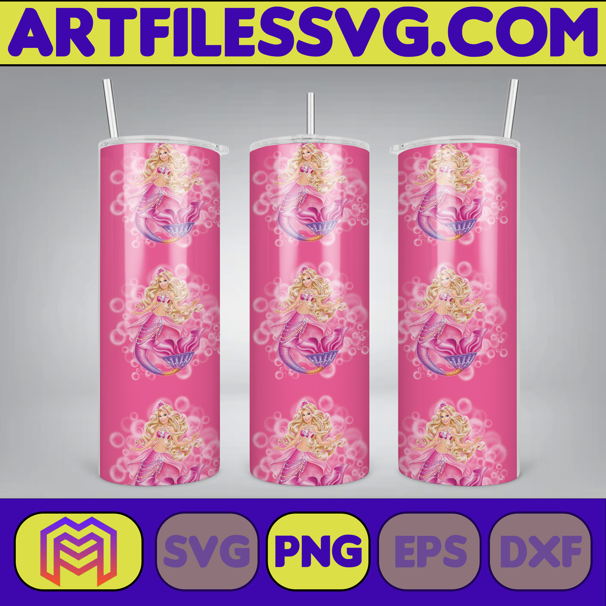 Barbie Tumbler Wrap, Come On Barbie Sublimation, Barbie Doll - Inspire ...