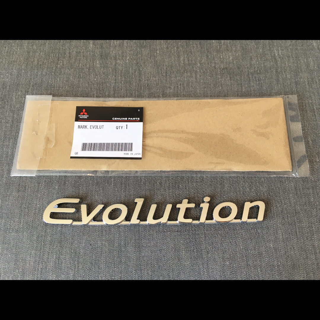 Mitsubishi Chrome Rear Emblem Badge for Lancer Evolution IX - Inspire ...