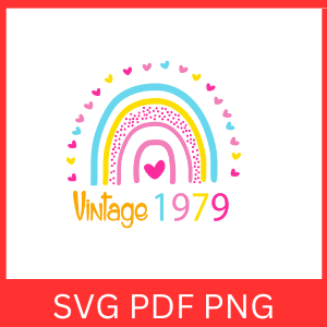 Vintage 1979 Retro Svg | VINTAGE 1979 SVG DESIGN | Vintage 1 | Inspire ...