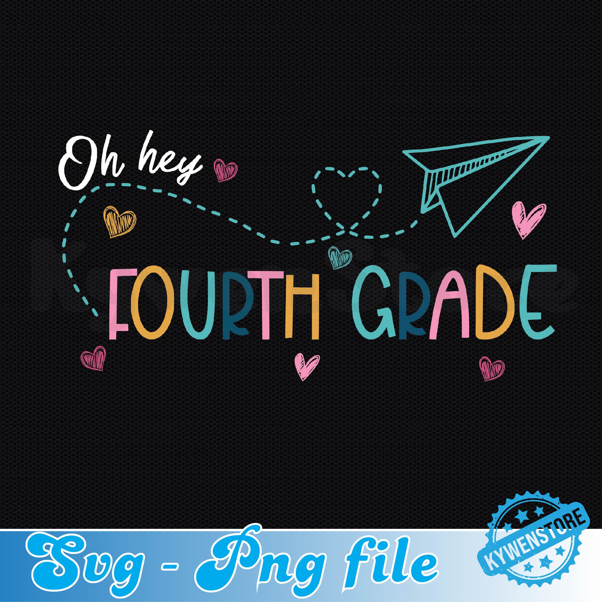 Back To School Svg, Custom Grade Teacher Svg, 4th Grade Svg, | Inspire ...
