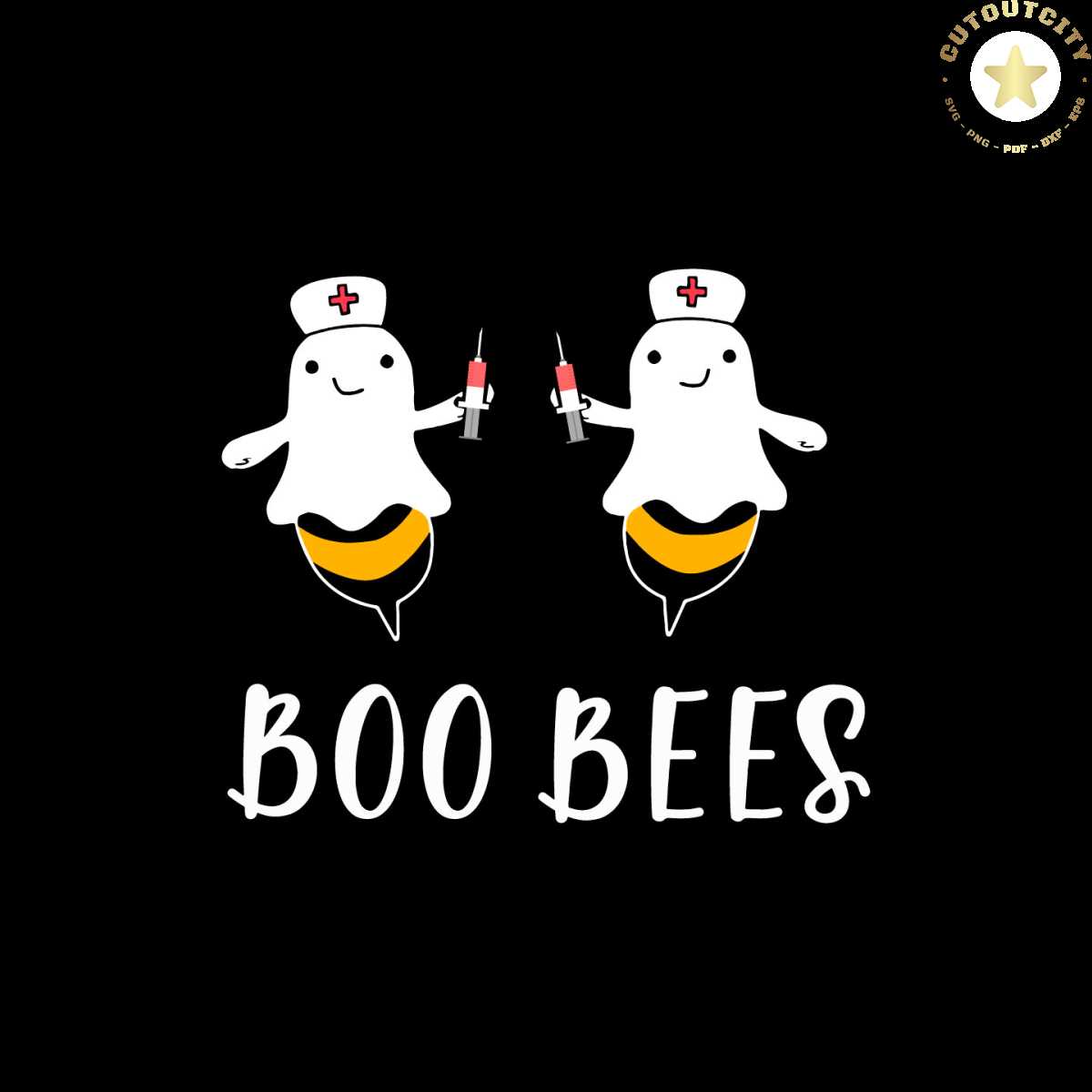 Nurse Boo Bees Halloween Svg Halloween Vector Svg, Halloween - Inspire ...