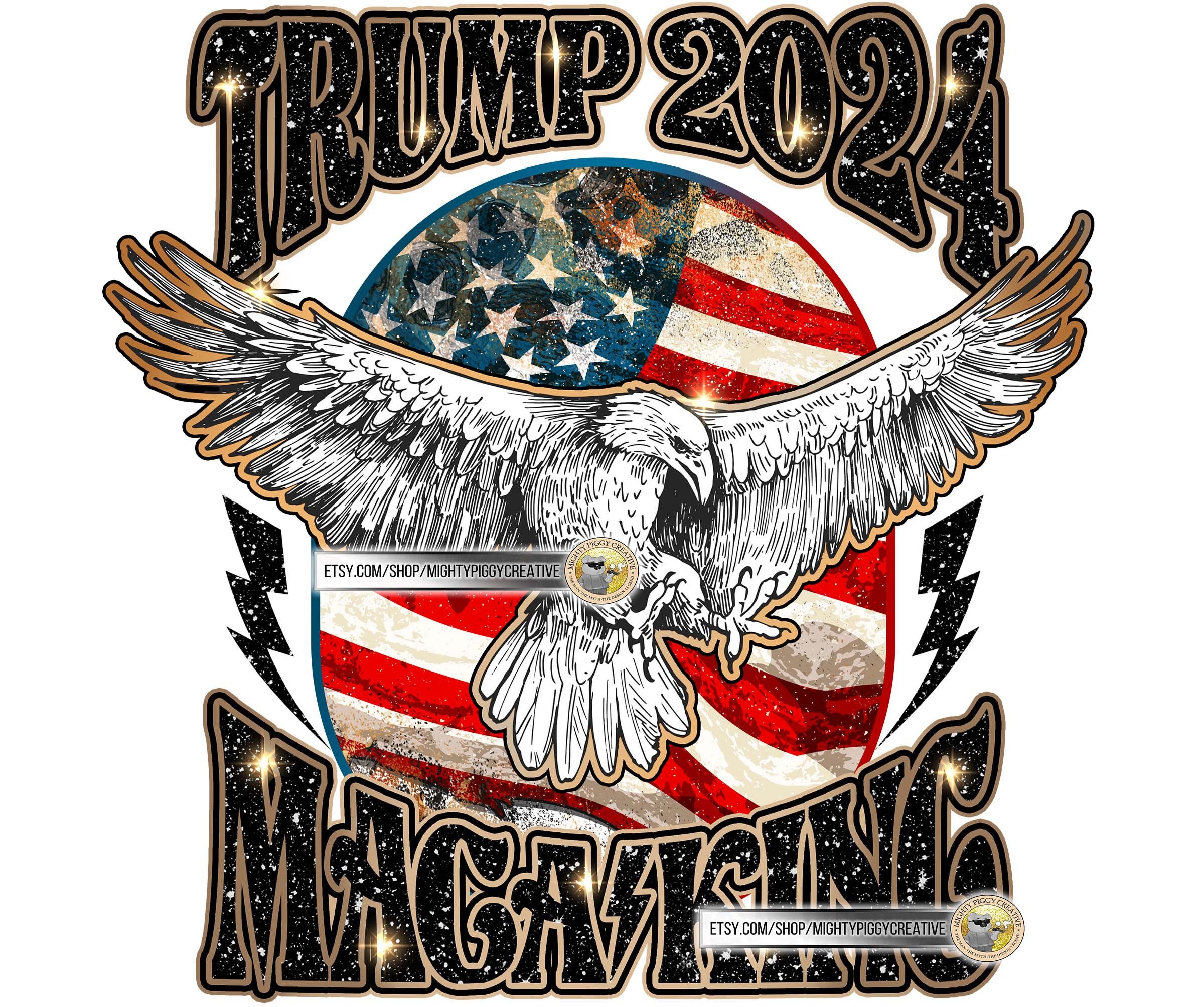 Trump 2024 MAGA King PNG file, Sublimation Designs Download, - Inspire ...