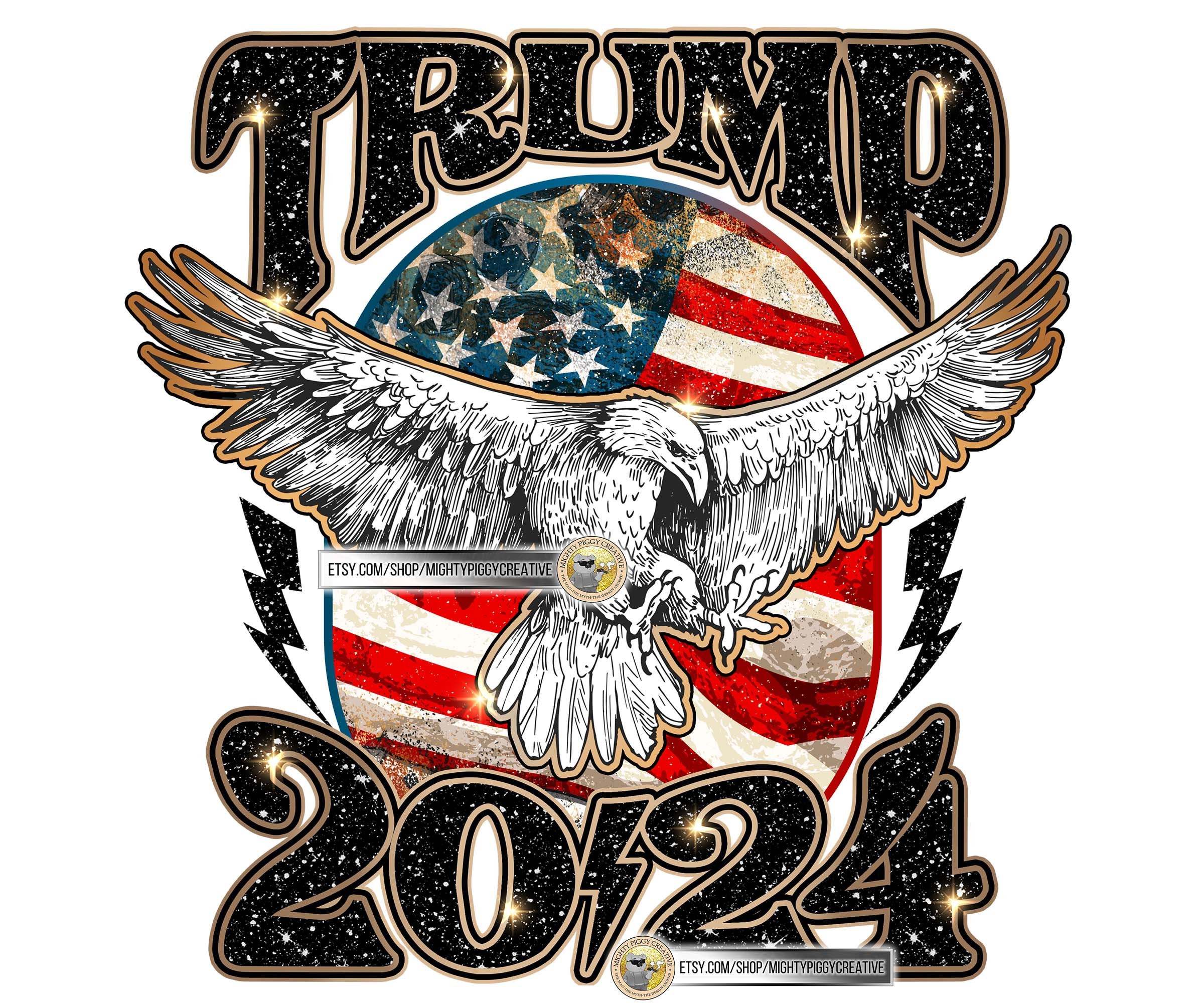 Trump 2024 PNG file, Sublimation Designs Download, Digital, | Inspire ...