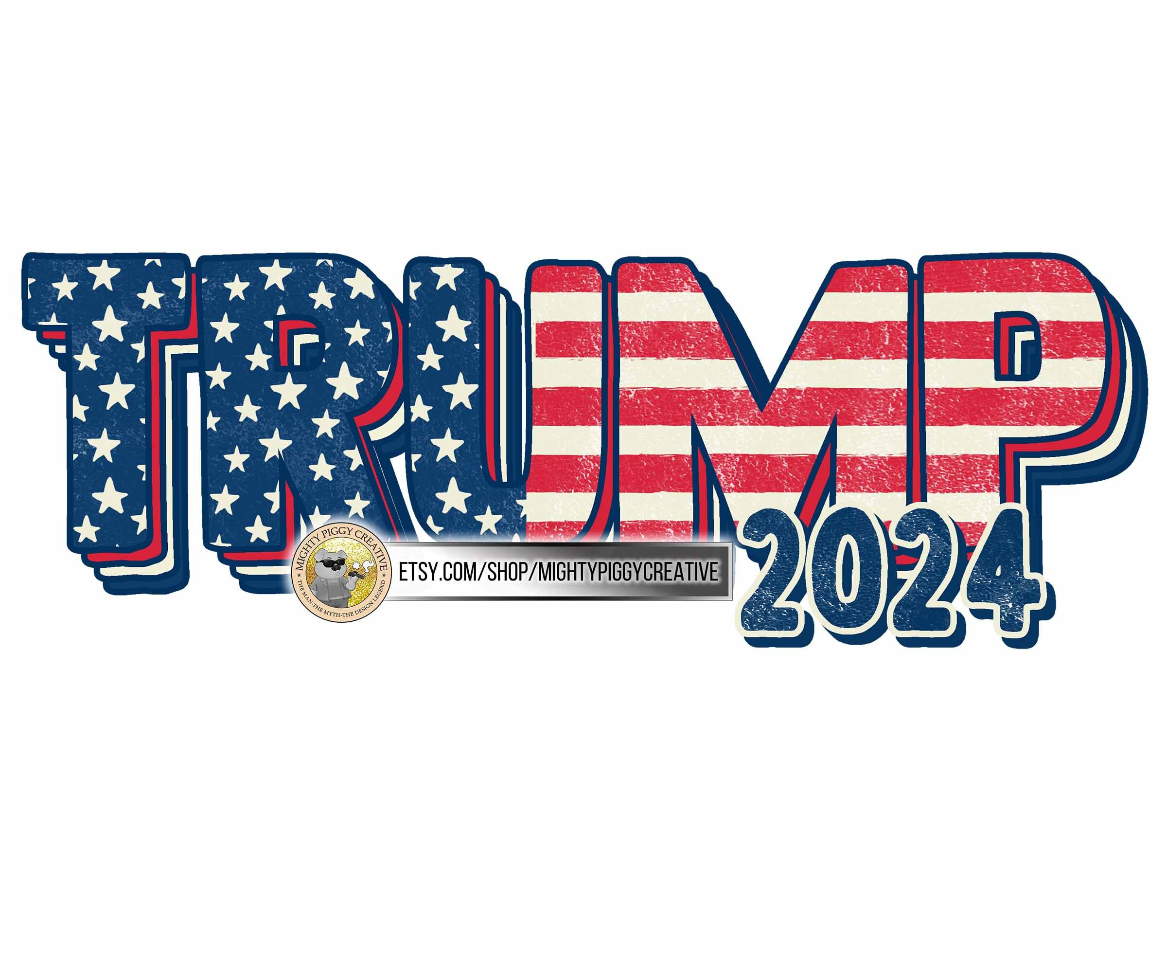 Trump 2024 PNG, Sublimation Design, Digital Download, Retro, | Inspire ...