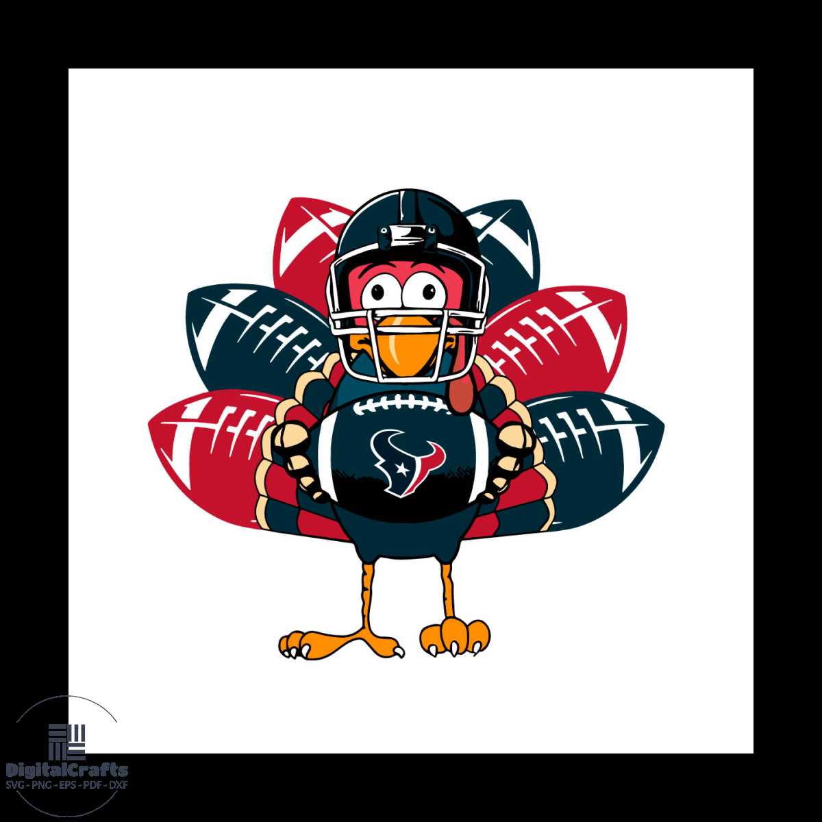 Houston Texans Turkey Svg, American Football Svg, Houston Te | Inspire ...