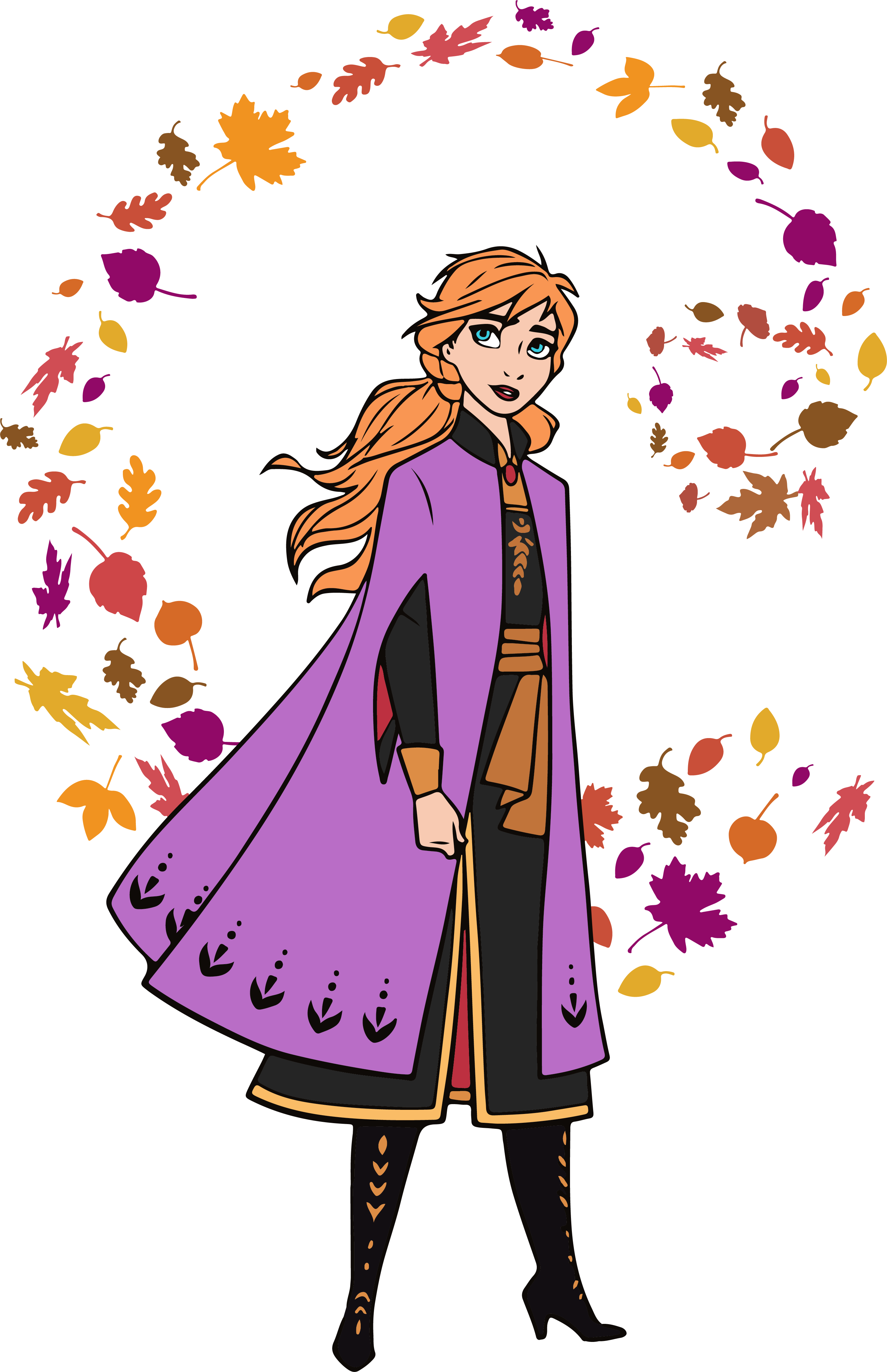 Frozen anna Svg, Frozen Clipart, Princess Svg, Disney Svg, F | Inspire ...