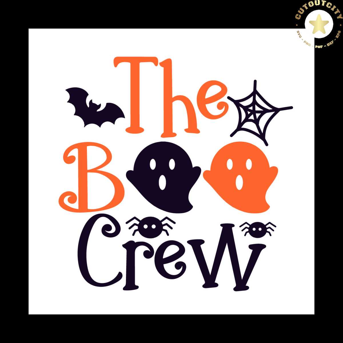 The Boo Crew Halloween Svg Halloween Boo Vector Svg, Hallowe | Inspire ...