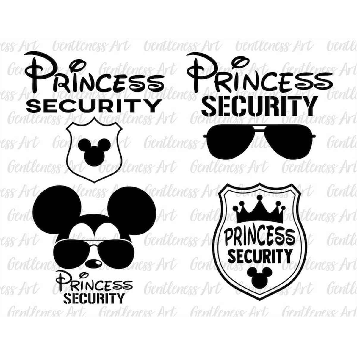 Princess Security Svg, Funny Dad Svg, Boyfriend Security Svg - Inspire ...