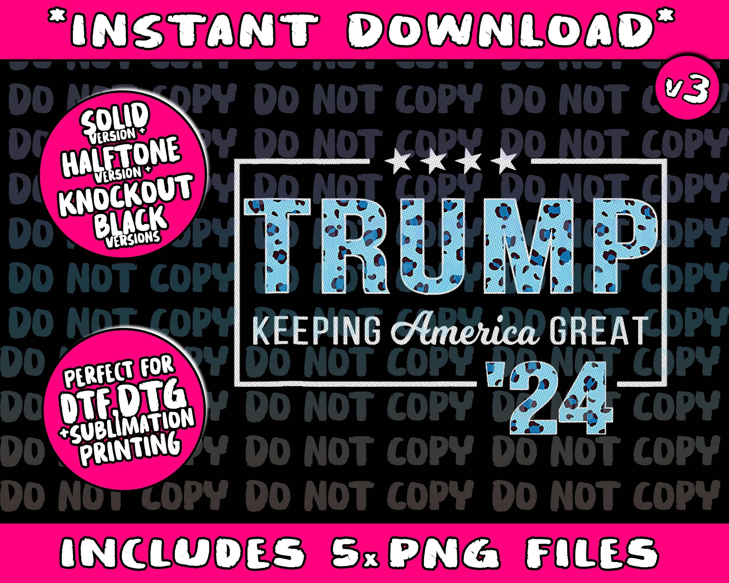 Donald Trump 2024 President Pro Trump Leopard Print Cute Tan | Inspire ...