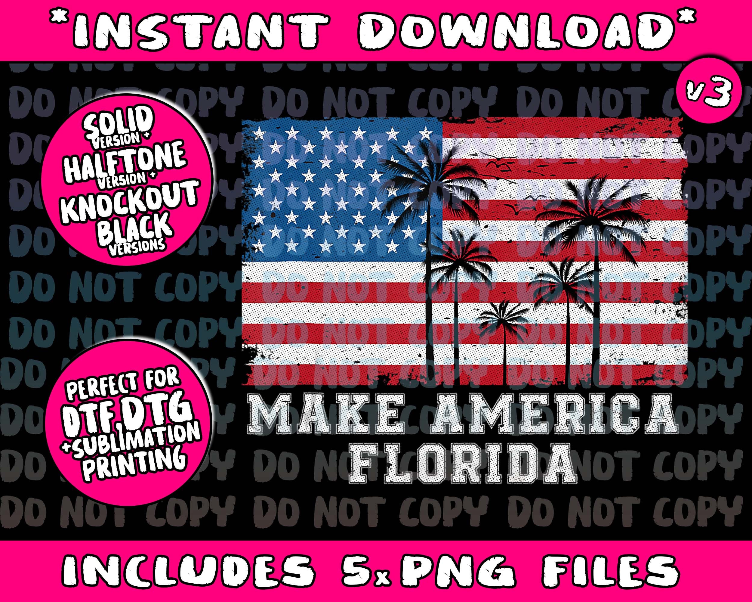 Make America Florida DeSantis 2024 Trump DeSantis Election T - Inspire ...