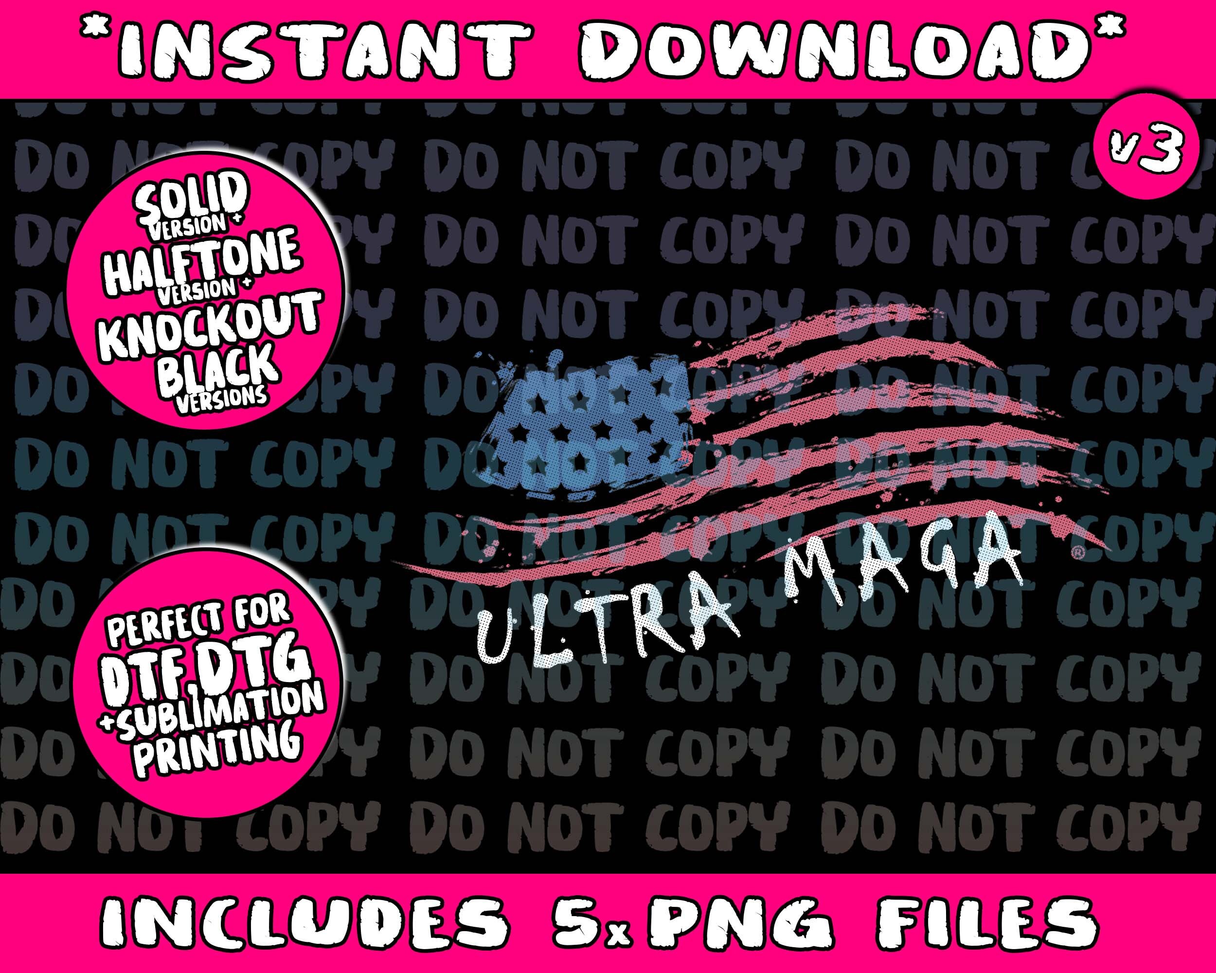 Mega King USA Flag Proud Ultra Maga Trump 2024 Png Bundle, | Inspire Uplift
