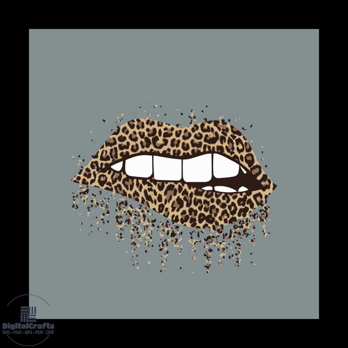 Leopard Lips Dripping Biting Lip Svg, Mothers Day Svg, Mom S | Inspire ...