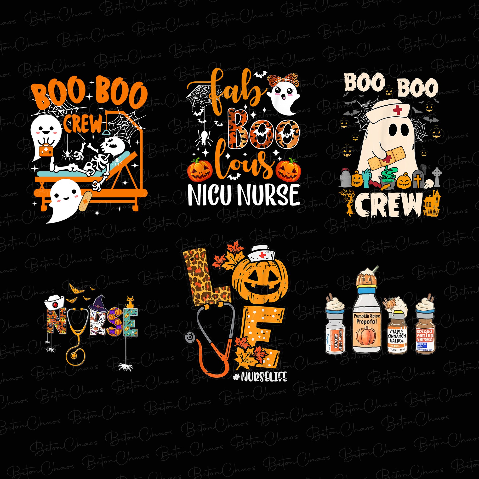 Boo Boo Crew PNG Sublimation Design,Nurse Halloween Png,Ghos | Inspire ...