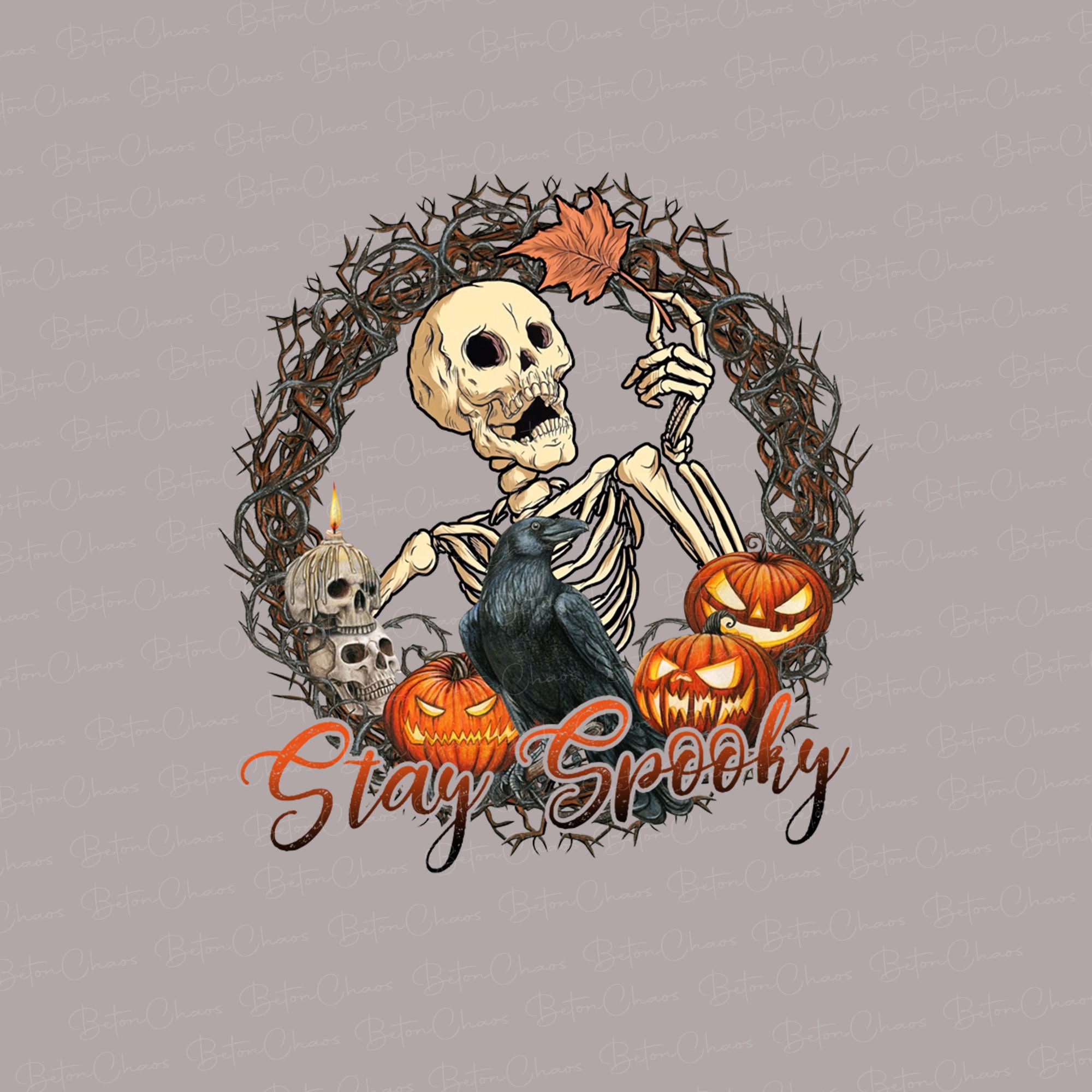 Stay spooky Png, retro halloween png, spooky halloween png, | Inspire ...