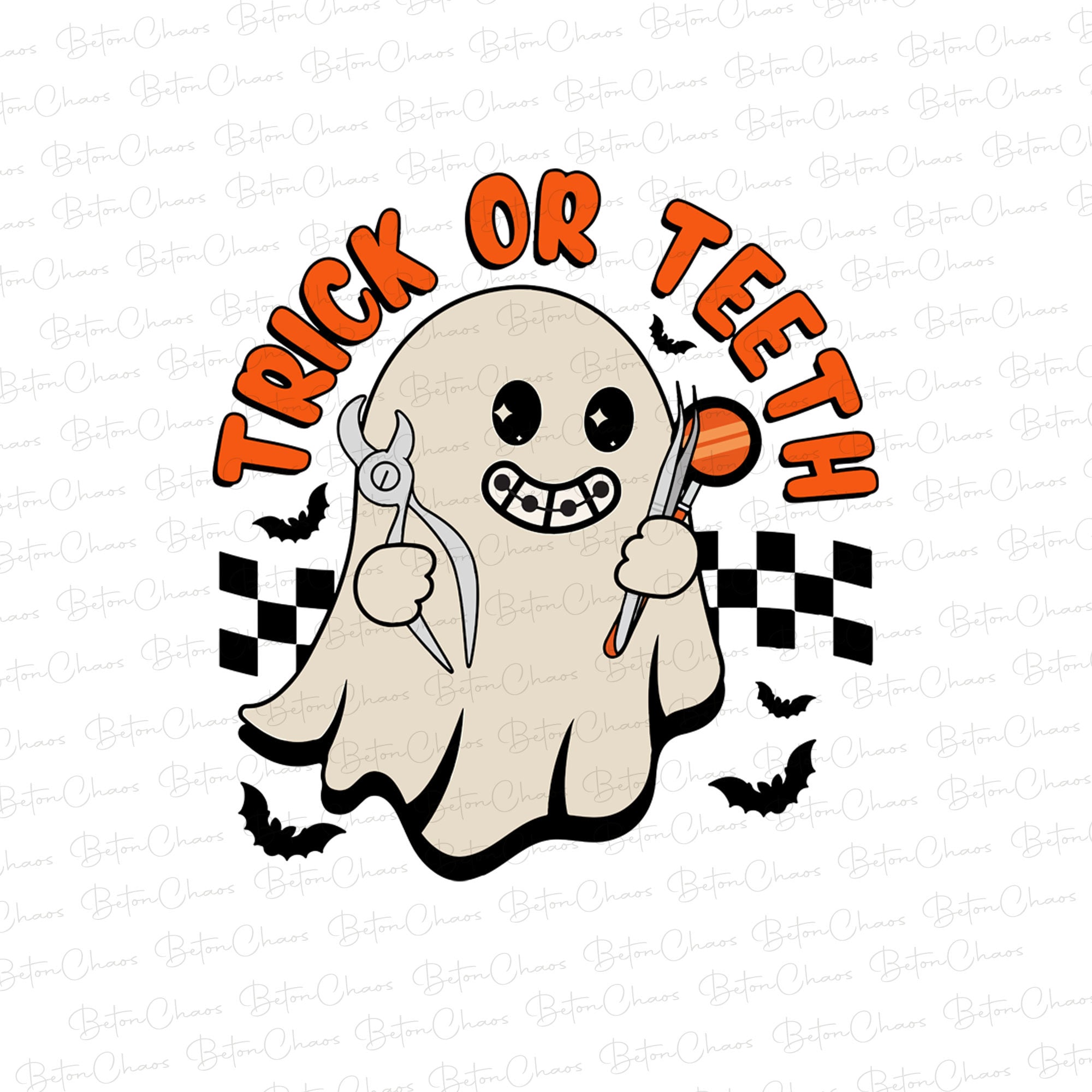 Trick Or Teeth png Sublimation Design Png, Teeth Png, Nurse - Inspire ...