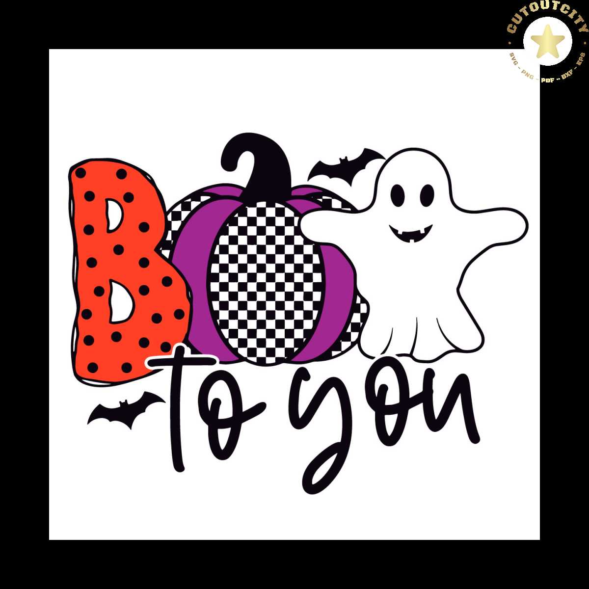 Boo To You Halloween Svg Happy Halloween Vector Svg, Hallowe | Inspire ...