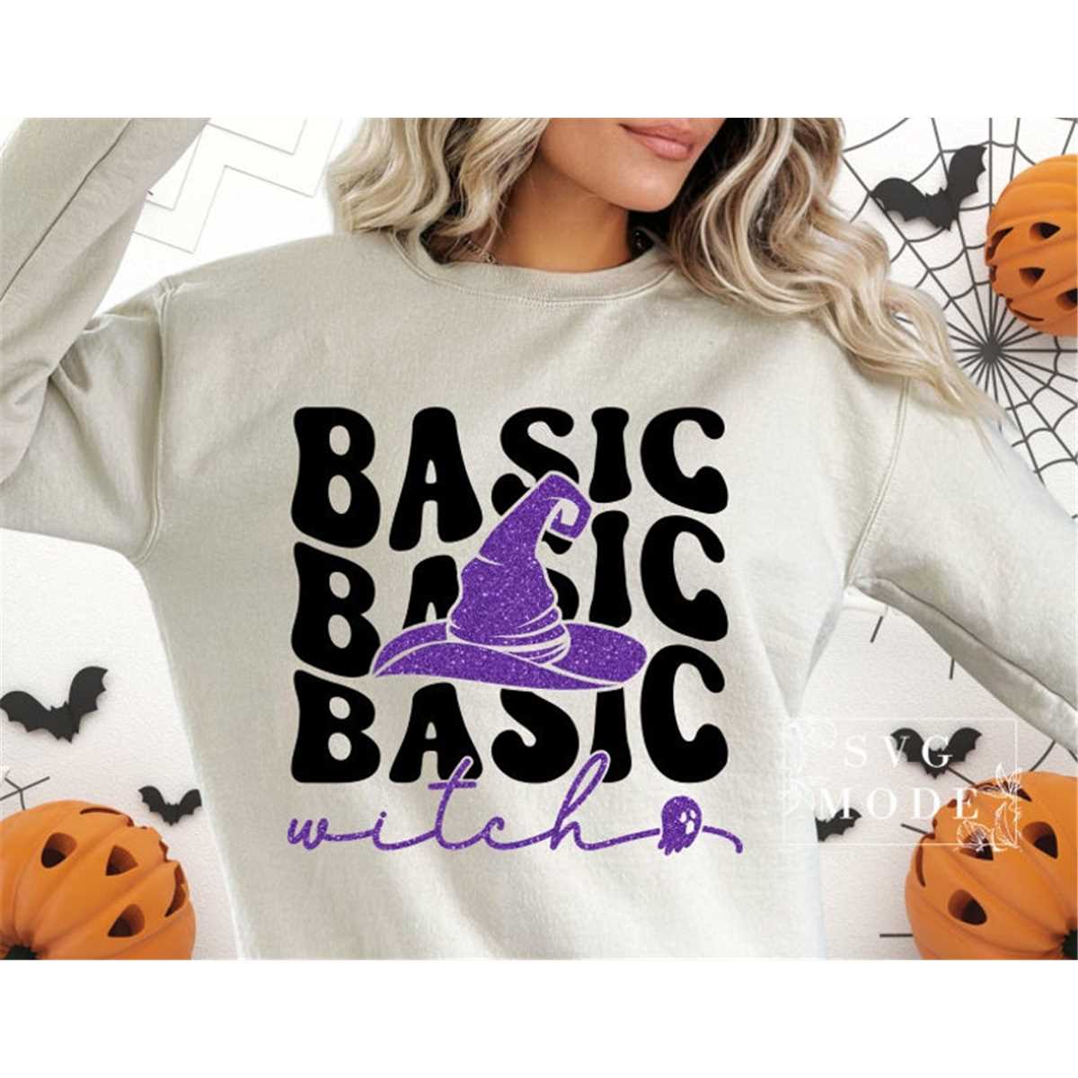 Basic Witch SVG PNG PDF, Halloween Mom Svg, Halloween Svg, S | Inspire ...