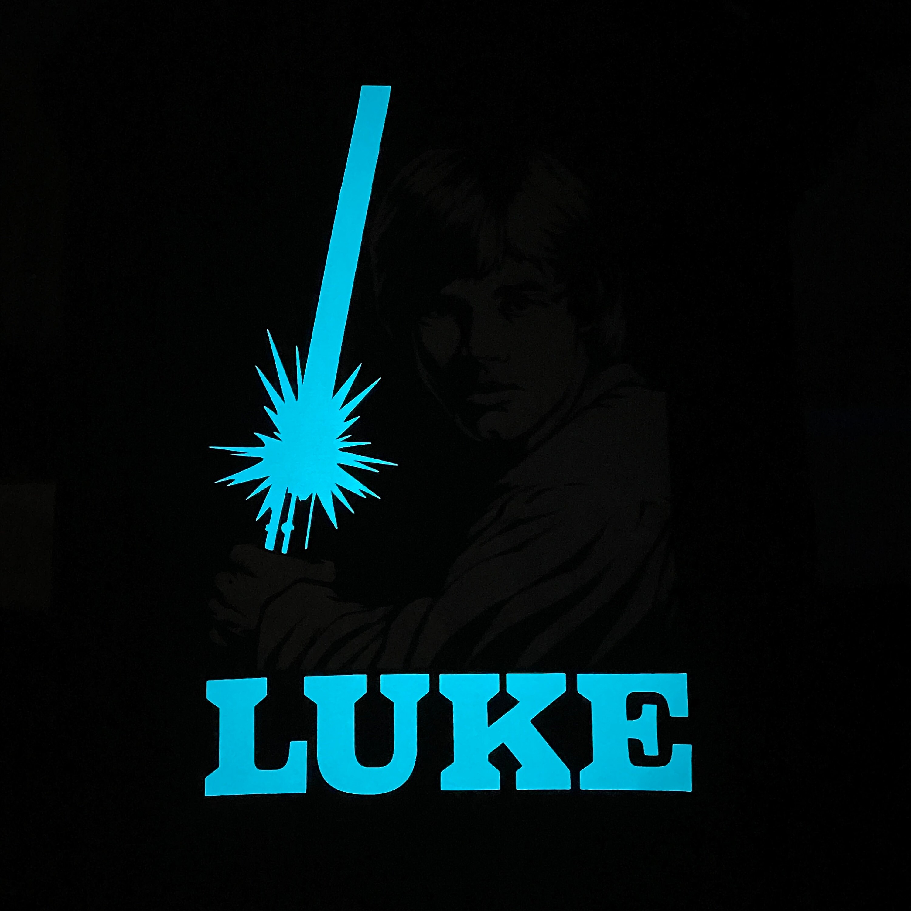 Star Wars Luke Skywalker Blue Lightsaber Glow In The Dark Di | Inspire ...