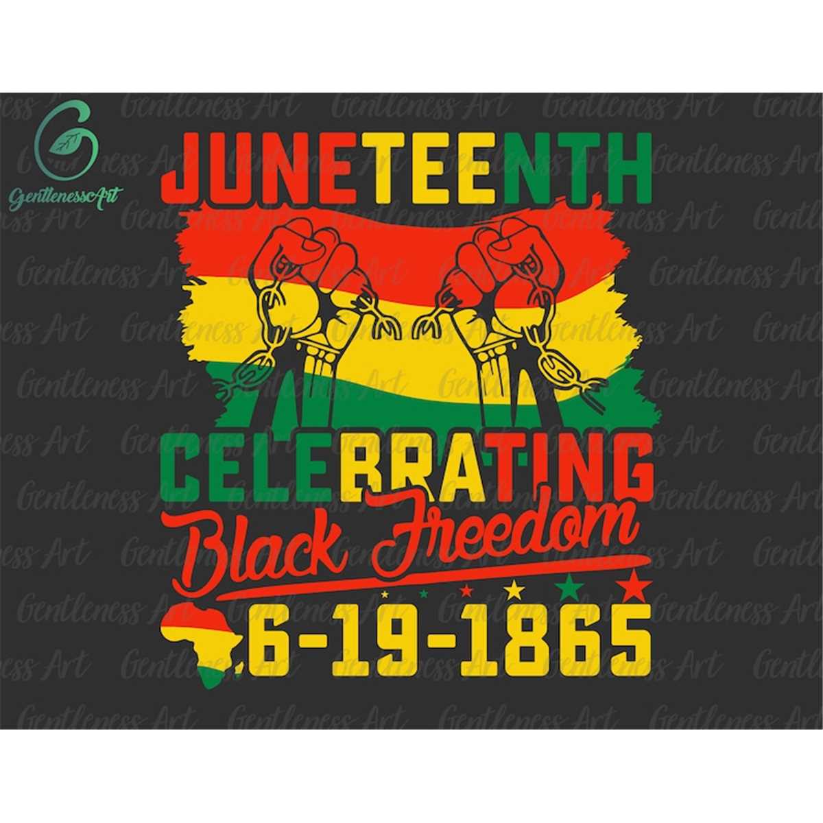 Juneteenth Celebrating Black Freedom 1865 Svg, Broken Chain | Inspire ...