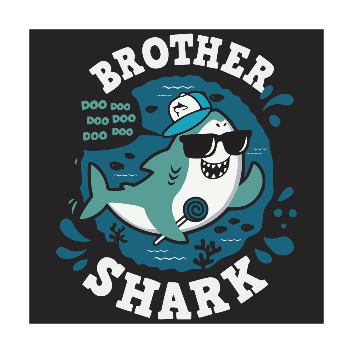 Brother Shark Doo Doo Doo Svg, Family Svg, Brother Shark Svg | Inspire ...