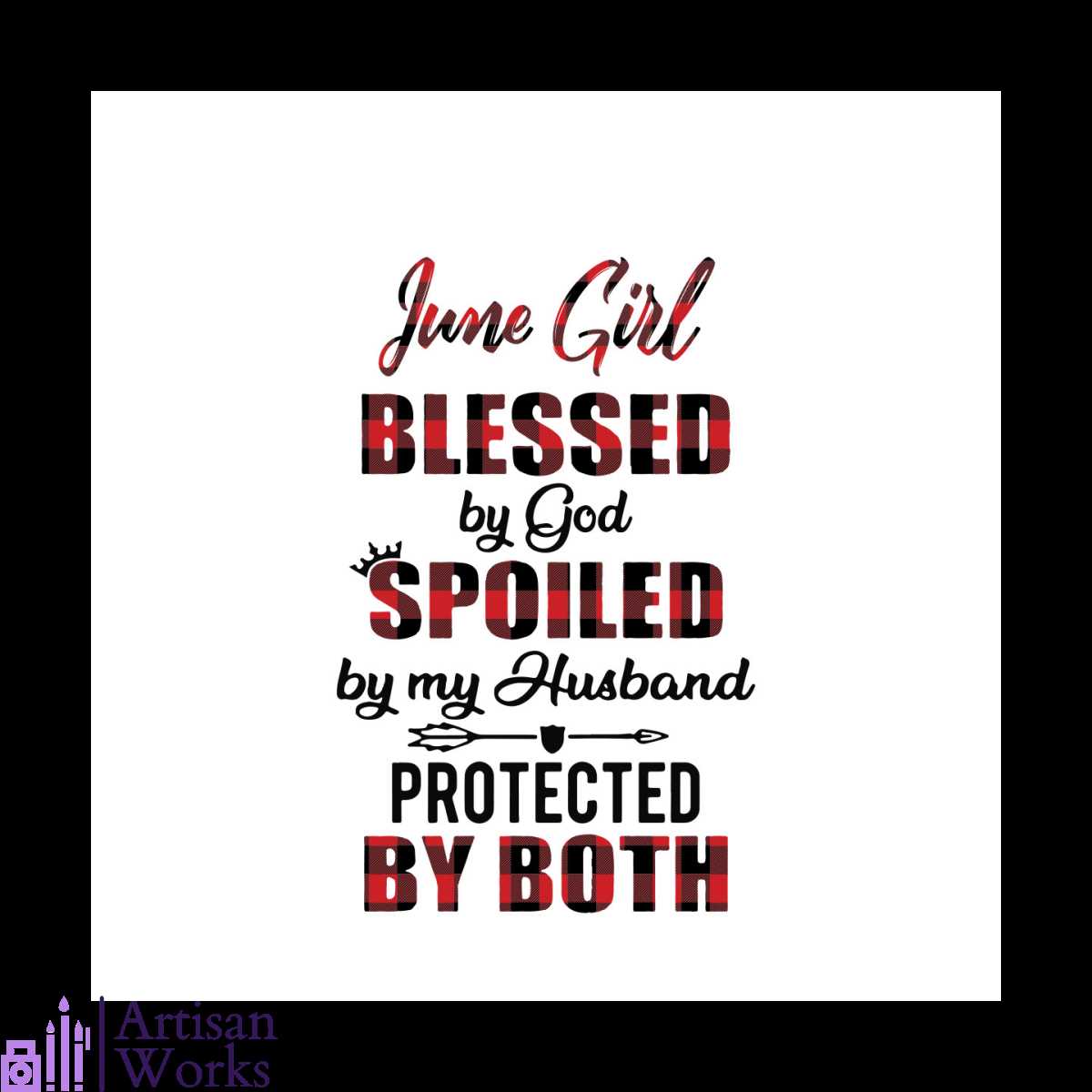 June Girl Blessed By God Svg, Trending Svg, Girl Gift Svg, C | Inspire ...