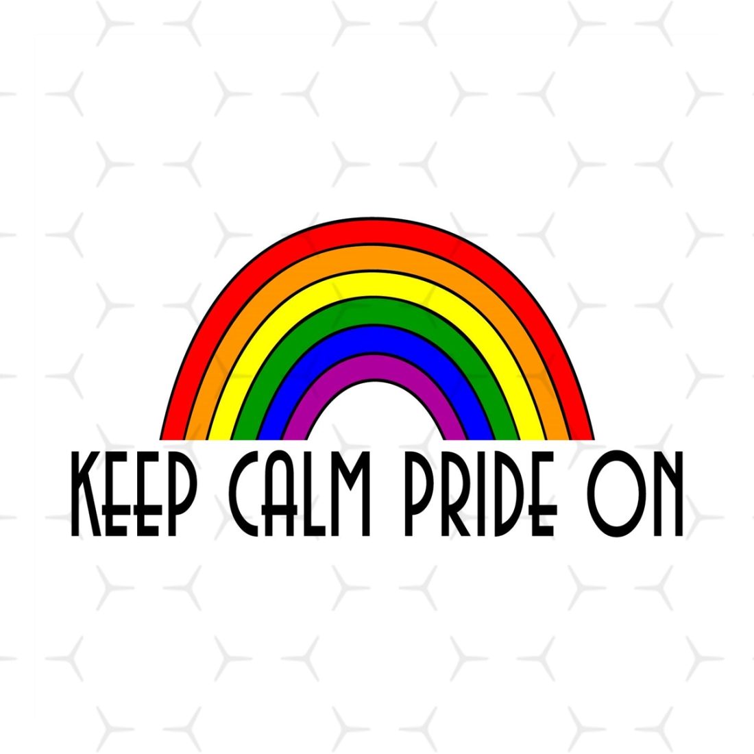 Keep Calm Pride On Svg, Lgbt Svg, Rainbow Svg, Heart Rainbow | Inspire ...