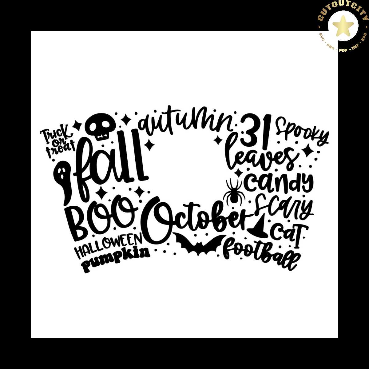 Boo October Witches Brew Halloween Starbucks Cold Cup SVG, F | Inspire ...