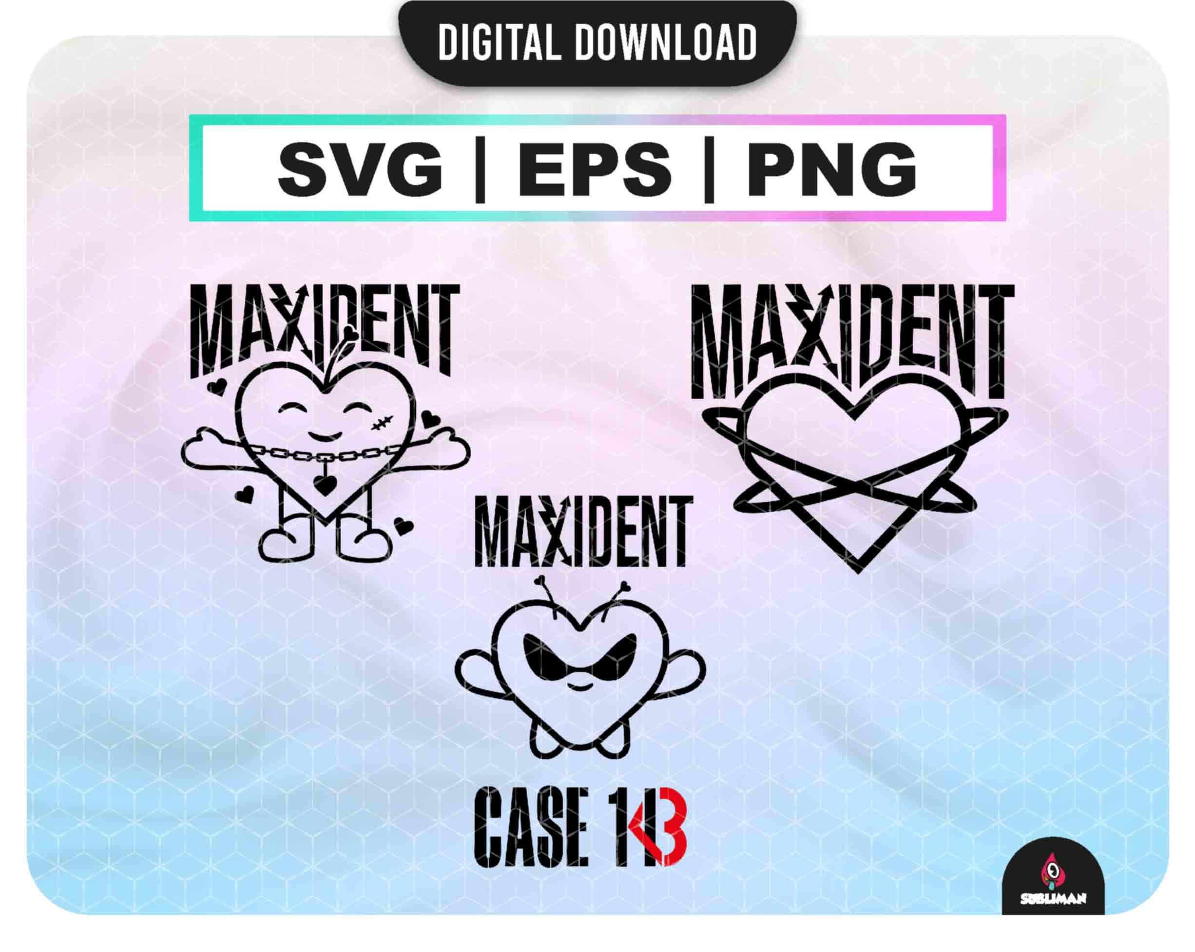 MAXIDENT CASE 143 Svg , Stray Kids Maxident logo PNG , K-pop | Inspire ...