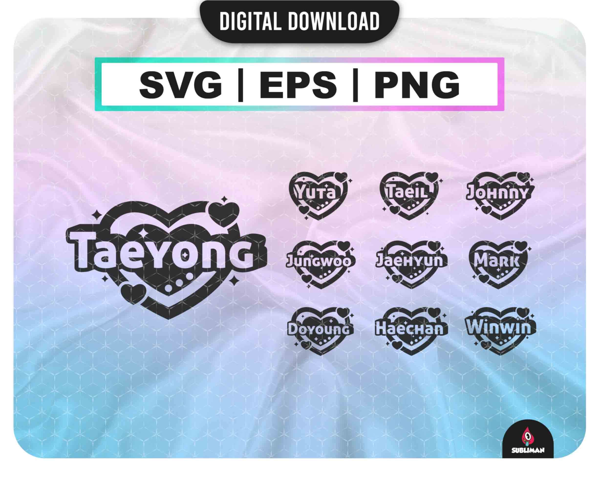 NCT 127 Svg, Eps , nct 127 member Kpop Star PNG , nct 127 D | Inspire ...