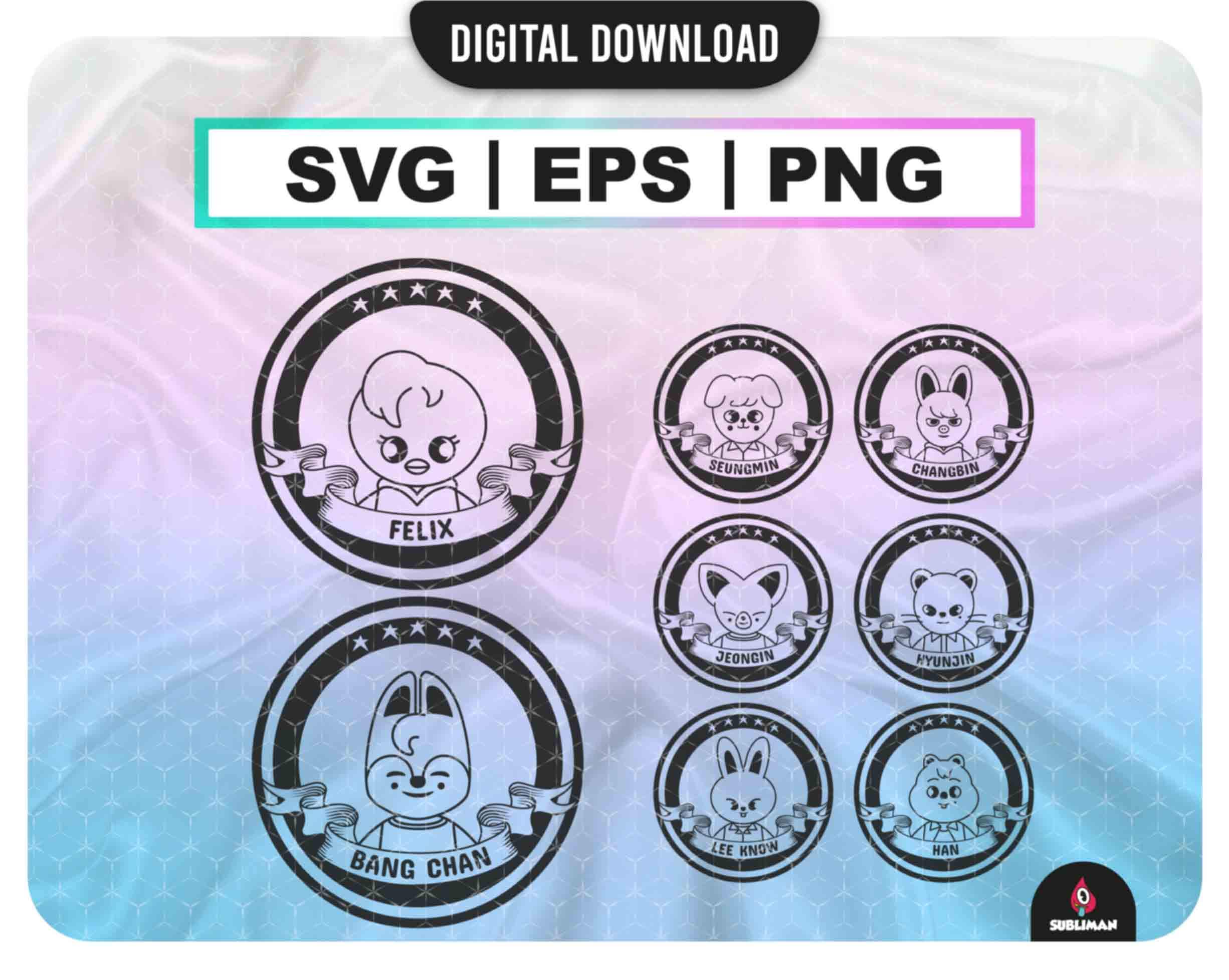 stray kids SKZ svg, stray kids member kpop PNG , Stray kids - Inspire ...