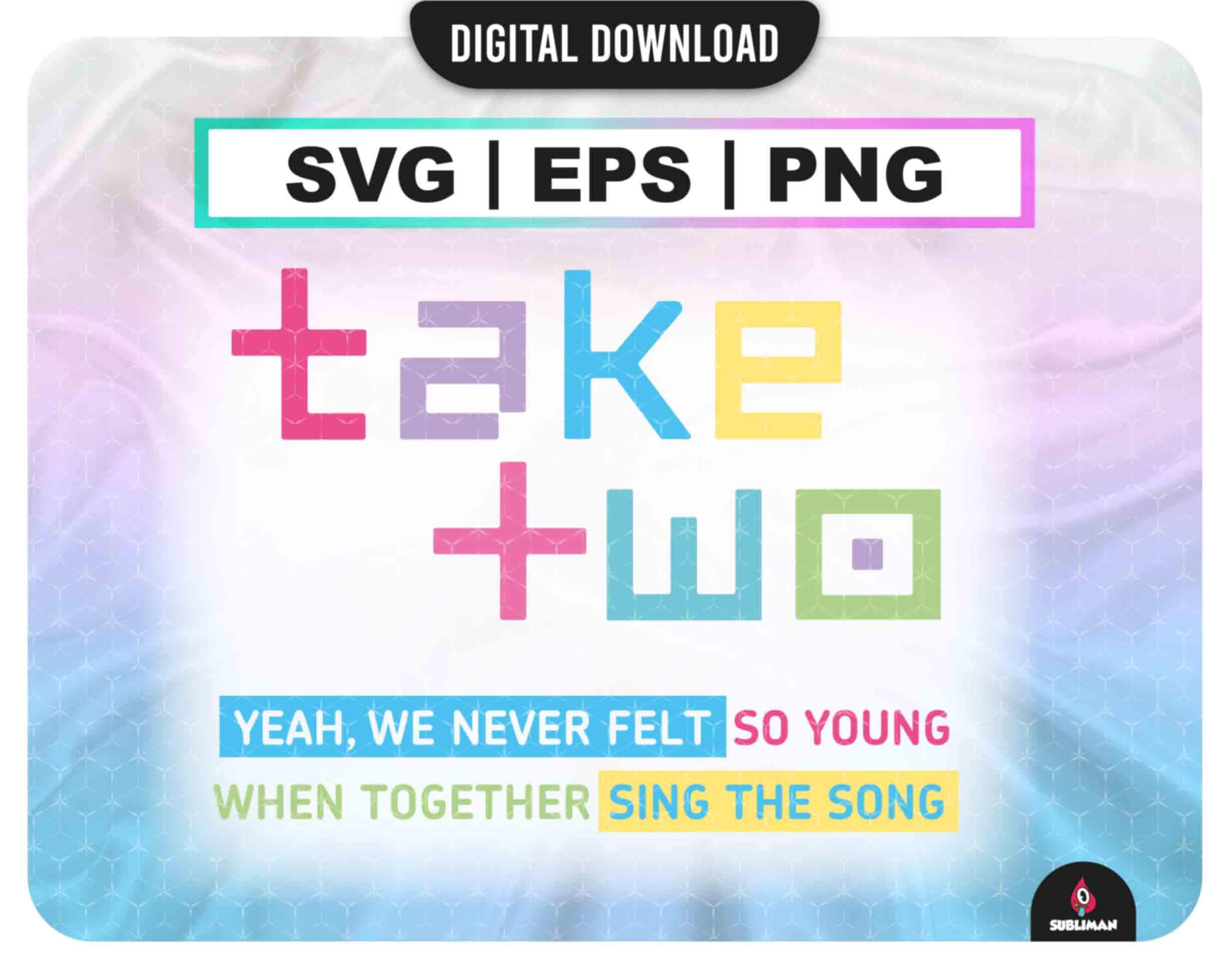 Take two bts SVG , bts kpop PNG , 10th Anniversary Tee Bts E | Inspire ...