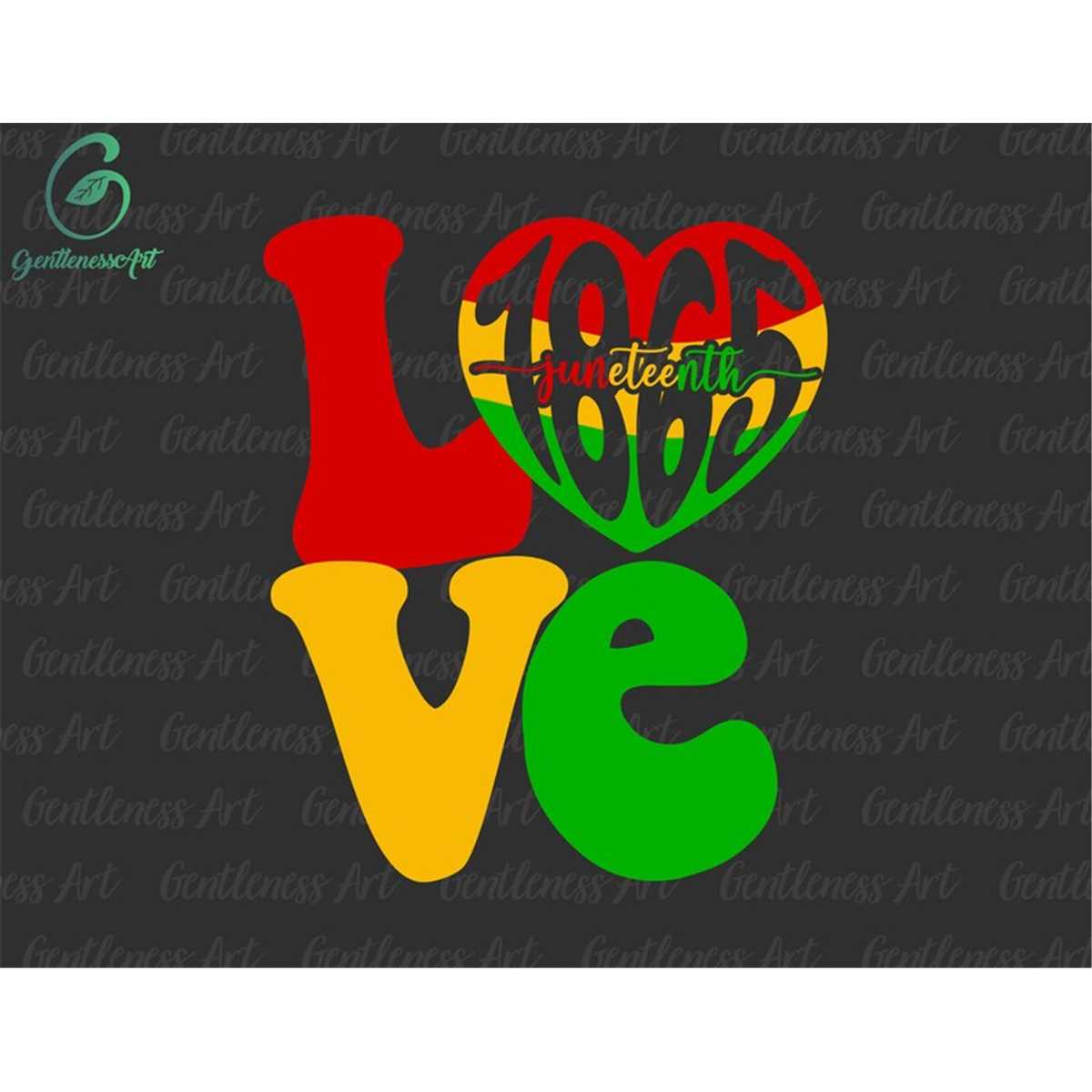Juneteenth Love African American Pride Svg, Juneteenth 1865 - Inspire ...