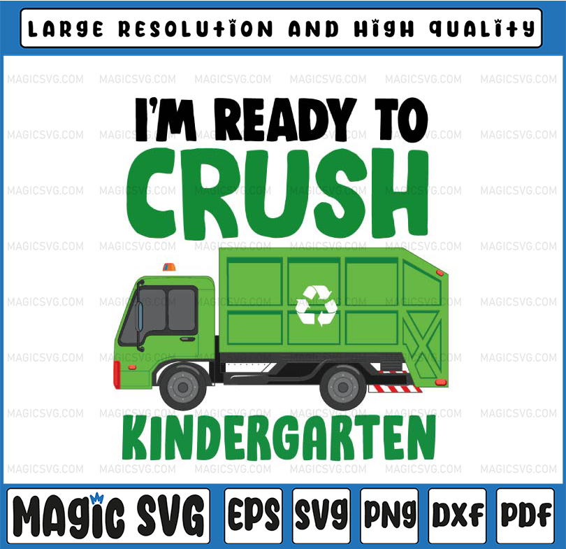 I'm Ready to Crush Kindergarten Svg, Kindergarten Svg, Love | Inspire ...