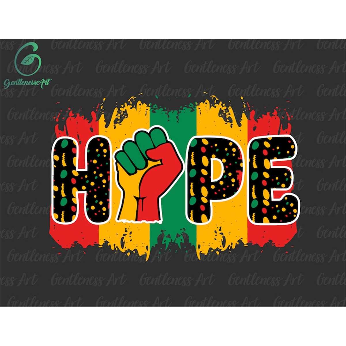 J, Hope Juneteenth 1865 Svg, 1865 Free-ish, The Raised Fist, | Inspire ...