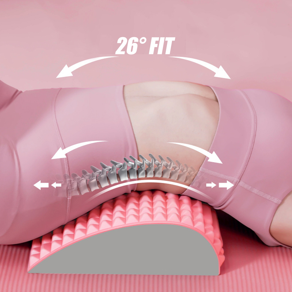 Back Stretcher Pillow Neck Lumbar Support Massager For Neck - Inspire ...