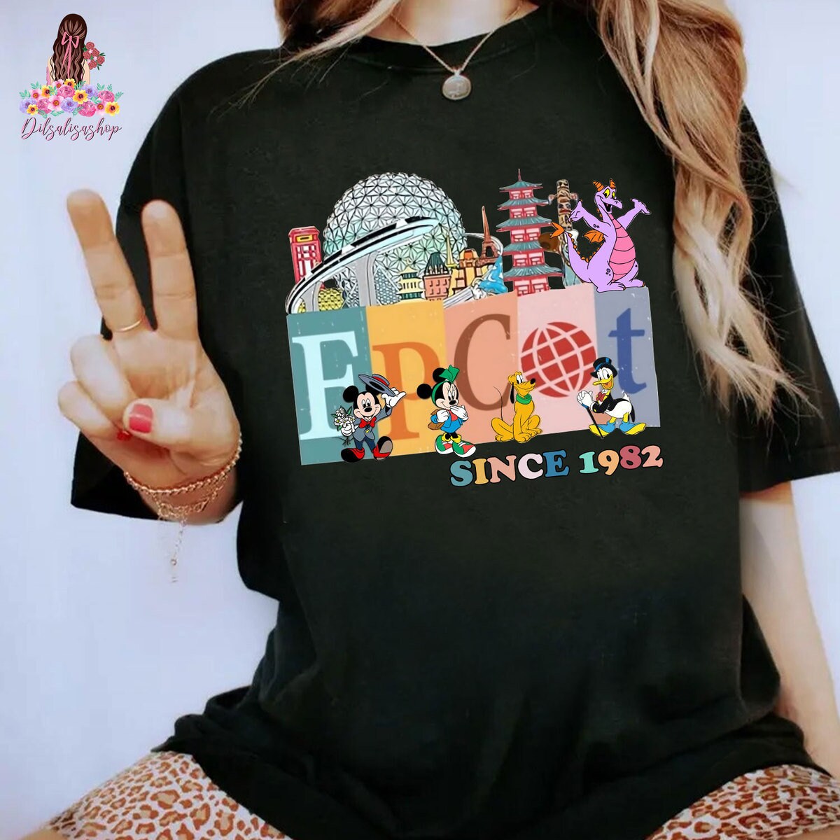 Comfort ColorsDisney Epcot Since 1982 Shirt, Disneyworld Fam | Inspire ...