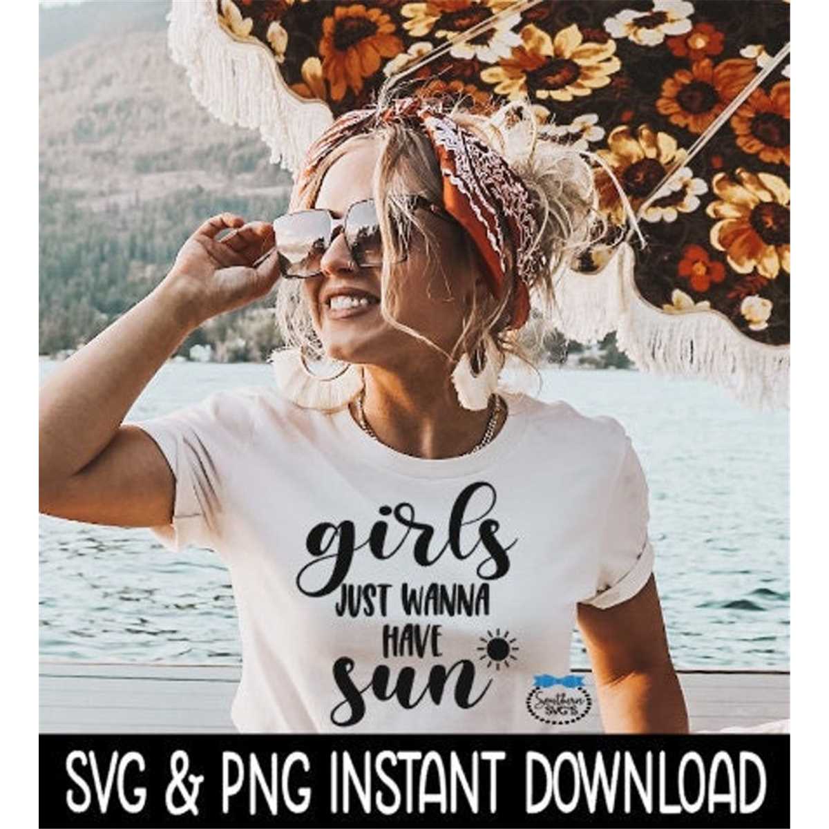 Girls Just Wanna Have Sun SVG, Summer PNG, Beach Tee SvG, Te - Inspire ...